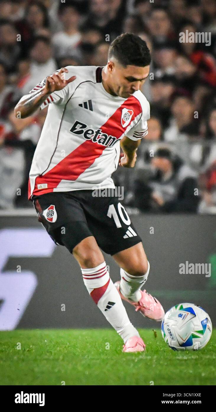 September 17, 2025. Monumental Stadium, Buenos Aires, Argentina. Juan Fernando Quinteros in the ...