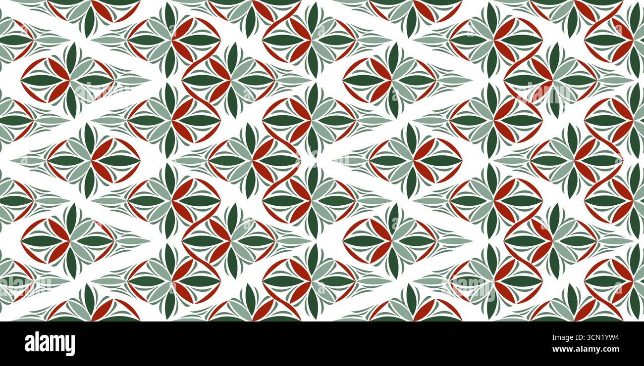 Complex pattern green lines Cut Out Stock Images & Pictures - Alamy