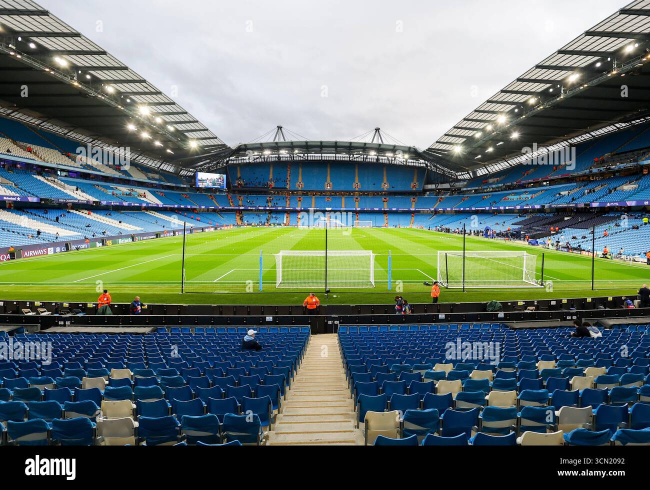 General View inside the Stadium during the Manchester City FC v SSC ...