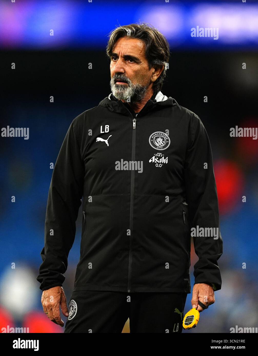 Manchester City fitness coach Lorenzo Buenaventura before the UEFA ...