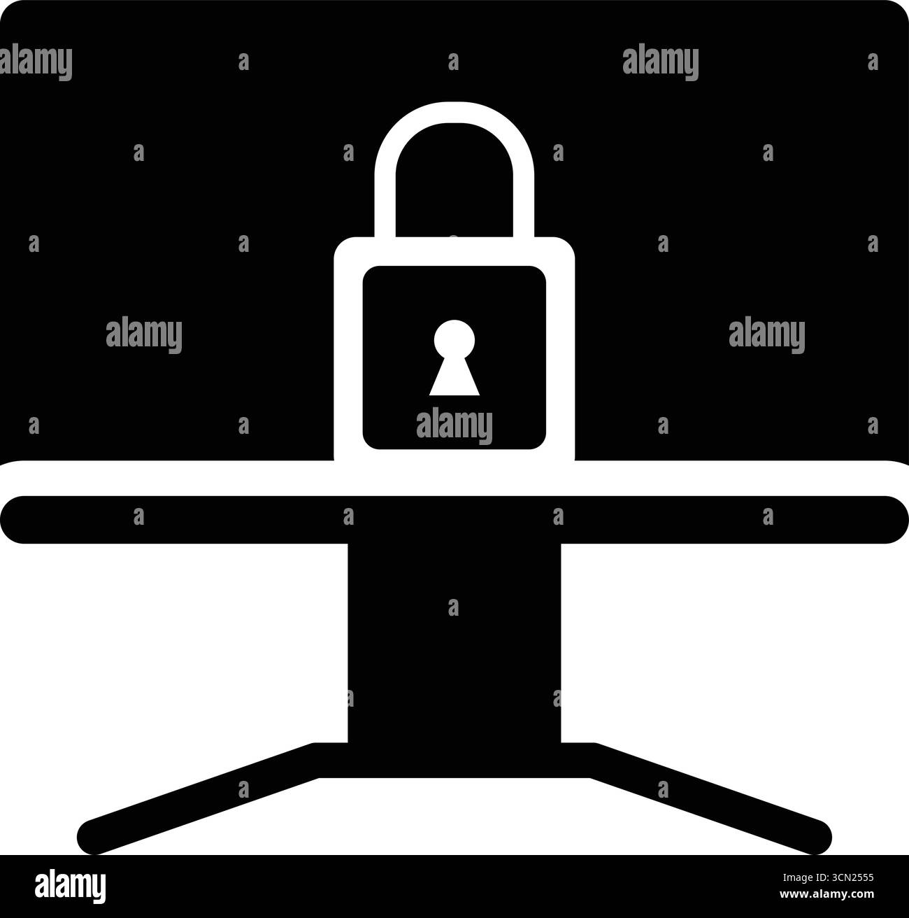 Data breach modern computer Stock Vector Images - Alamy