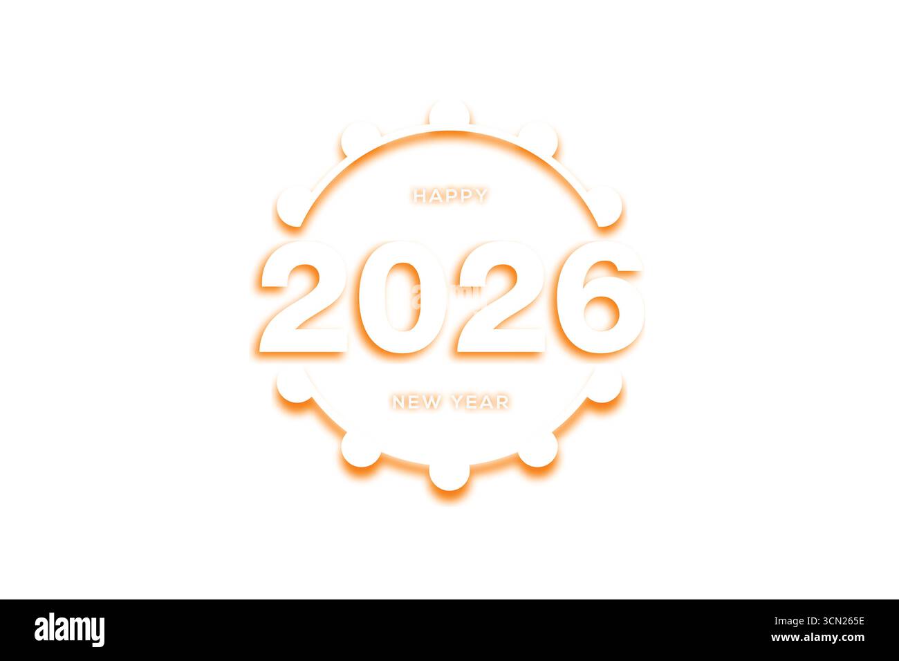 Anniversary 2026 golden label hi-res stock photography and images - Alamy