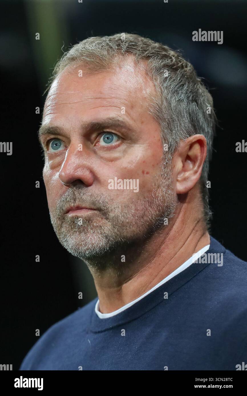 Hansi Flick Manager Of Barcelona during the Newcastle United FC v FC ...