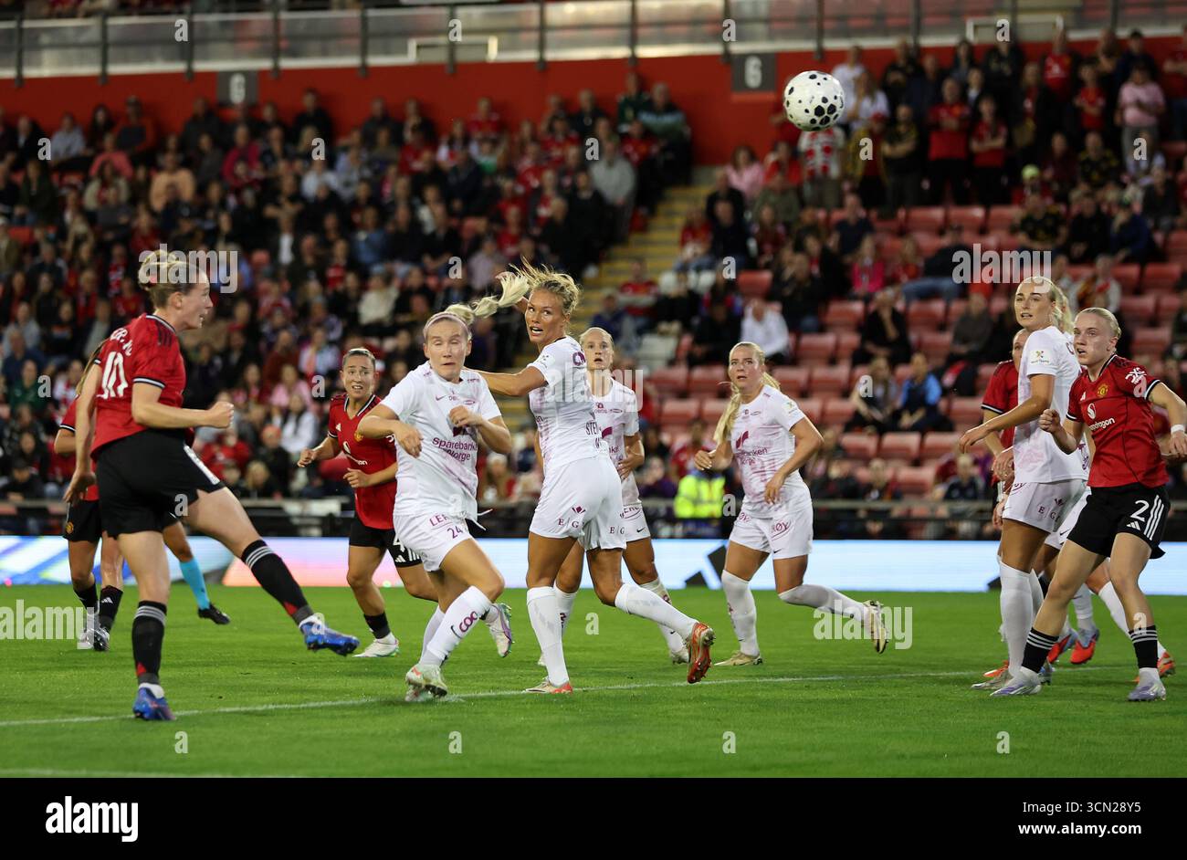 Manchester United’s Elisabeth Terland scores their side's second goal ...