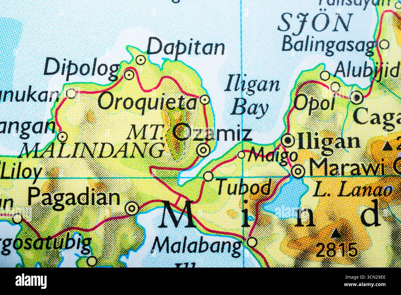 Mindanao map hi-res stock photography and images - Alamy