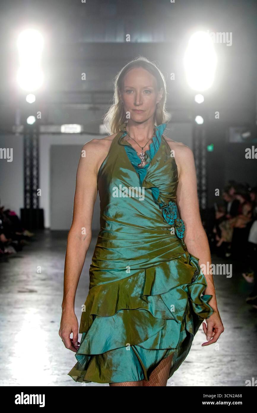 Jade Parfitt on the catwalk at the Oxfam 'Style for Change' show at ...