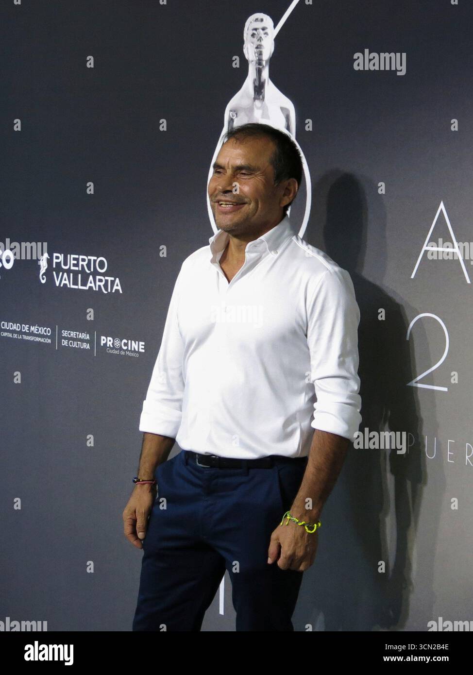 Actor Noe Hernandez from the film "Arillo de hombre muerto" poses for a ...