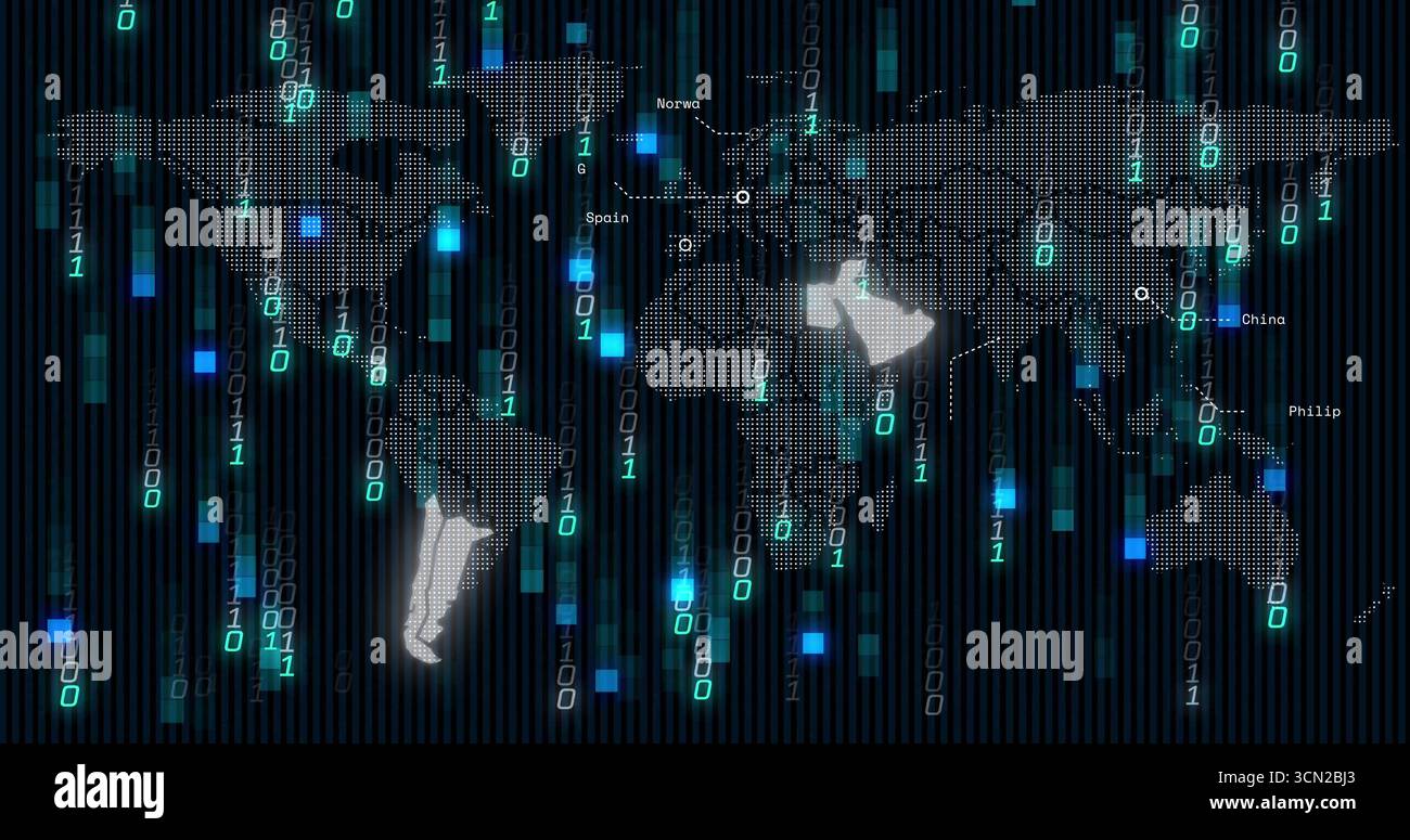 Vertical neon blue norway map hi-res stock photography and images - Alamy