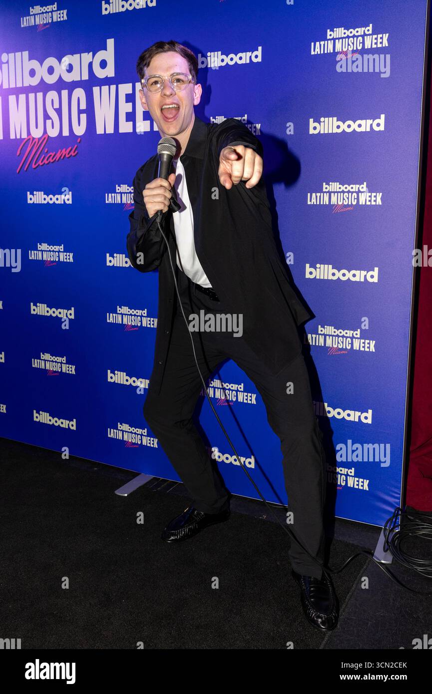 MIAMI BEACH, FL - SEPT 18: Singer Guaynaa is seen during Billboard ...