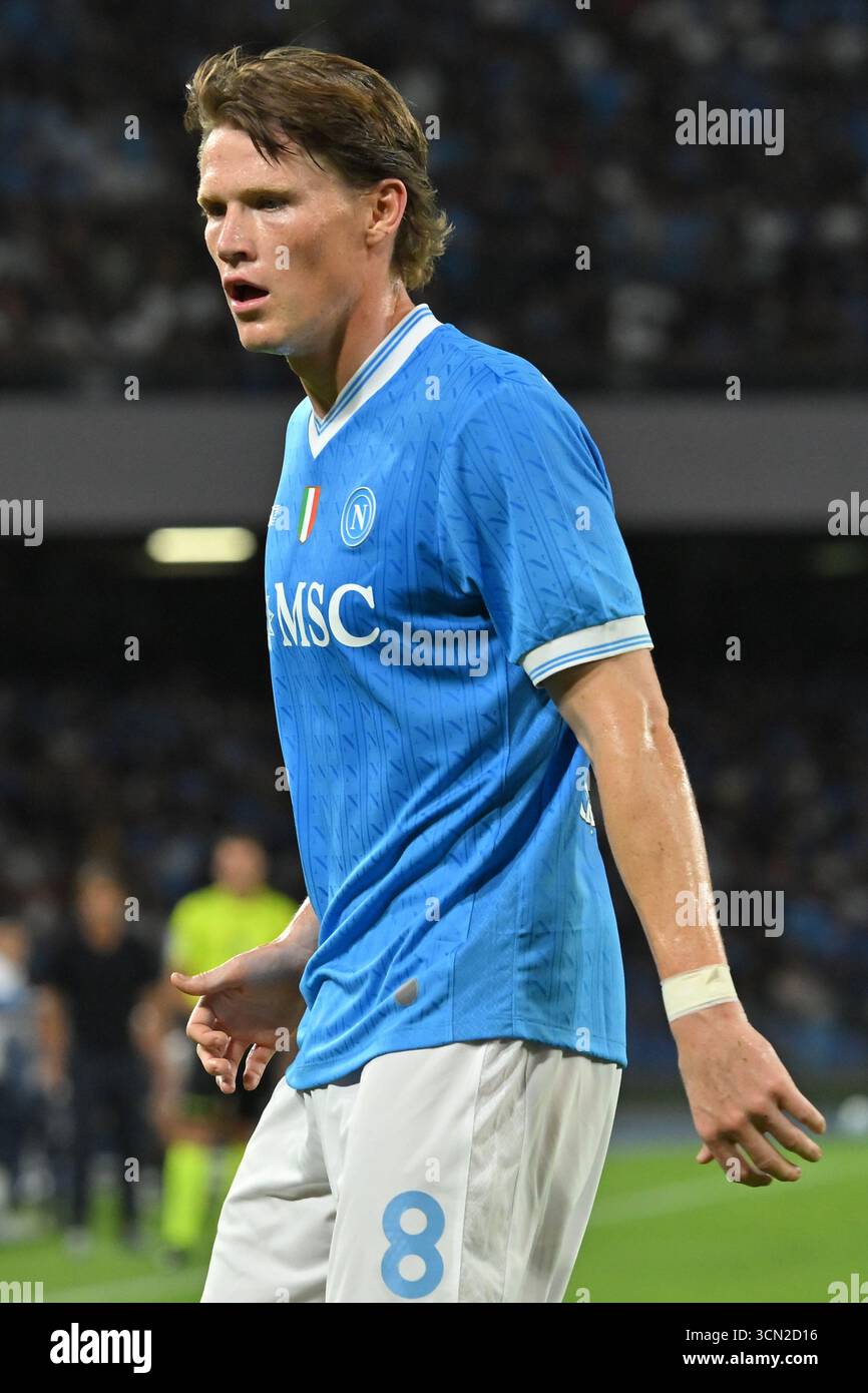 Napoli, Campania. 30th Aug, 2025. Scott Mc Tominay of SSC Napoli during ...