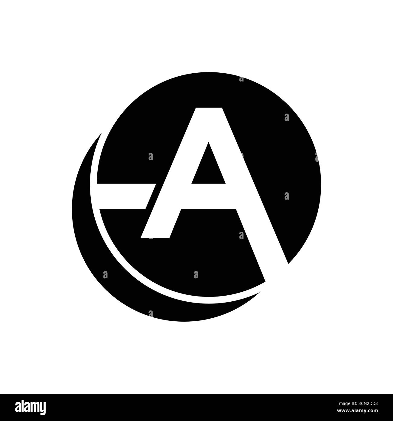 Minimalist lettermark logo Cut Out Stock Images & Pictures - Alamy