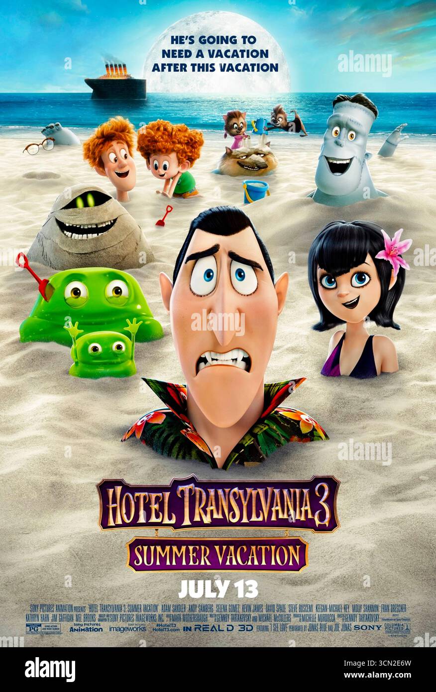 2018 hotel transylvania 3 poster hi-res stock photography and images - Alamy