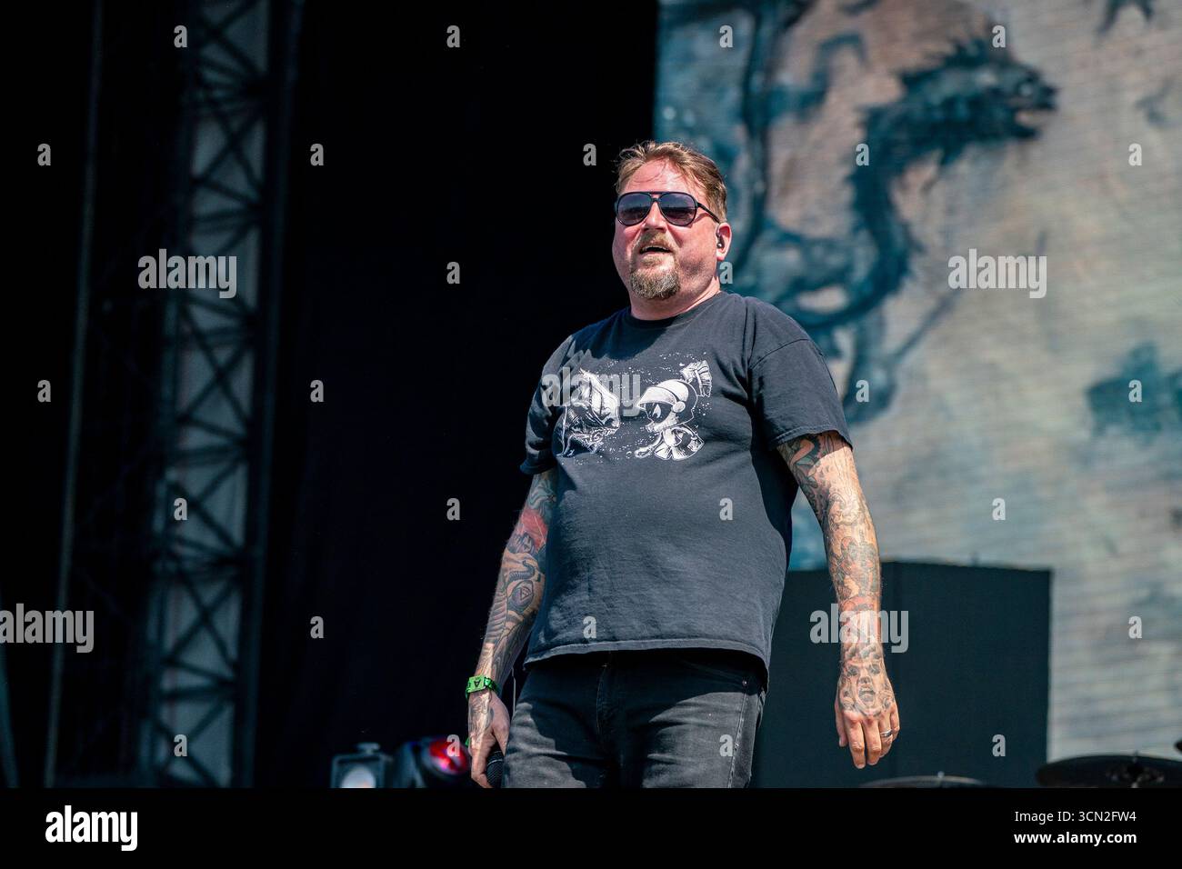 Brian Eschbach of Black Dahlia Murder performs during the Louder Than ...