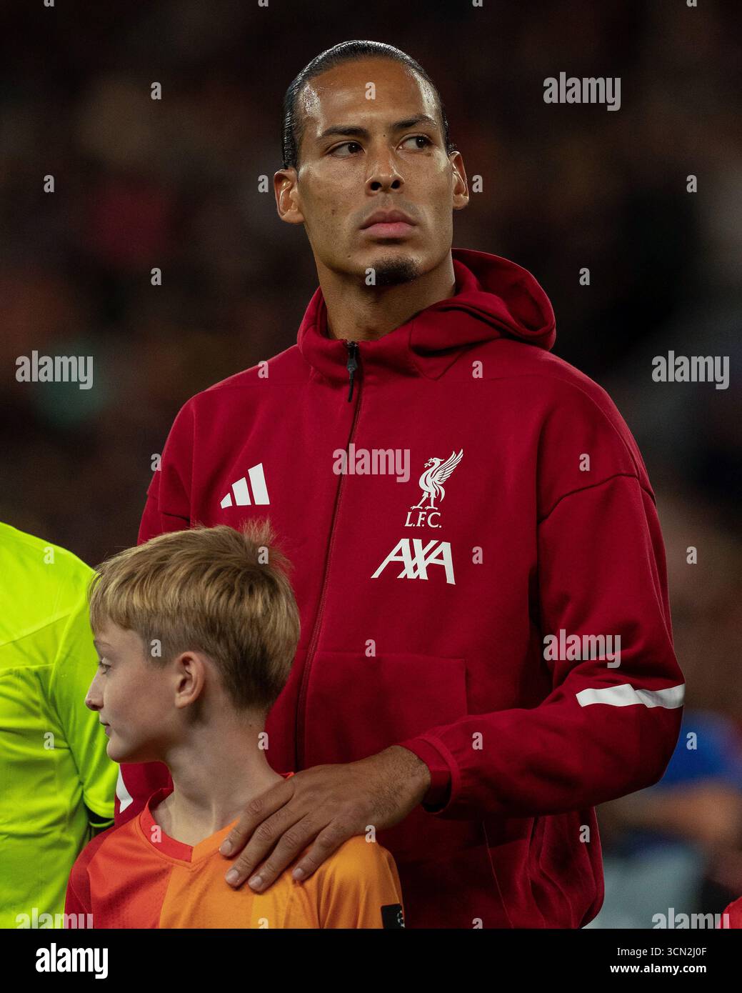Virgil van Dijk of Liverpool is seen during the UEFA Champions League ...