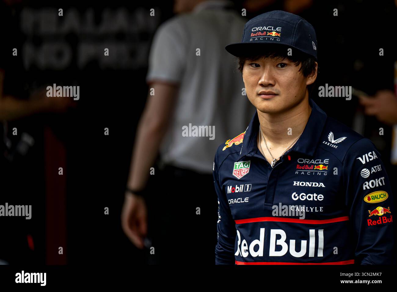 Baku, Azerbaijan, 18 Sep 2025, Yuki Tsunoda, from Japan competes for ...