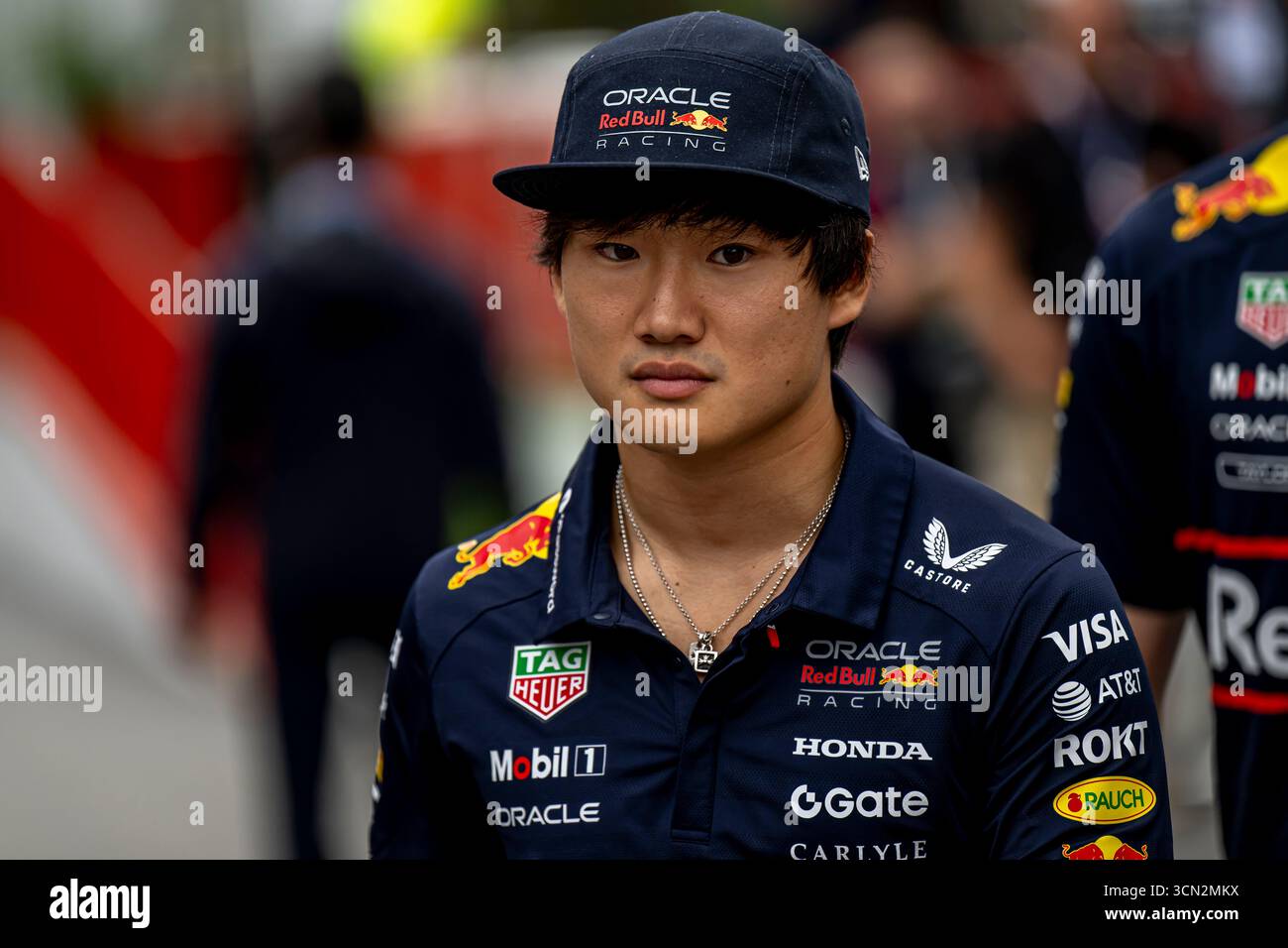 Baku, Azerbaijan, 18 Sep 2025, Yuki Tsunoda, from Japan competes for ...