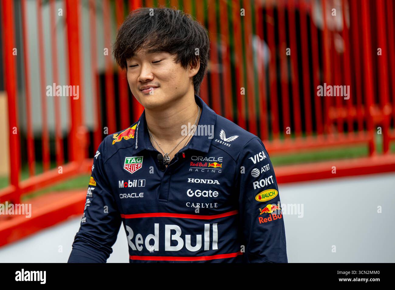 Baku, Azerbaijan, 18 Sep 2025, Yuki Tsunoda, from Japan competes for ...