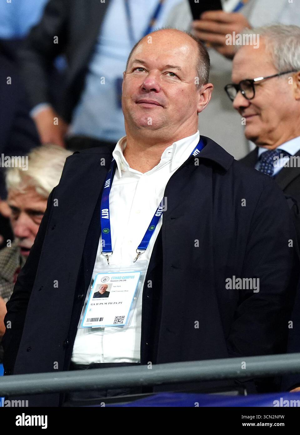 Manchester City chief financial officer Ingo Bank before the UEFA ...