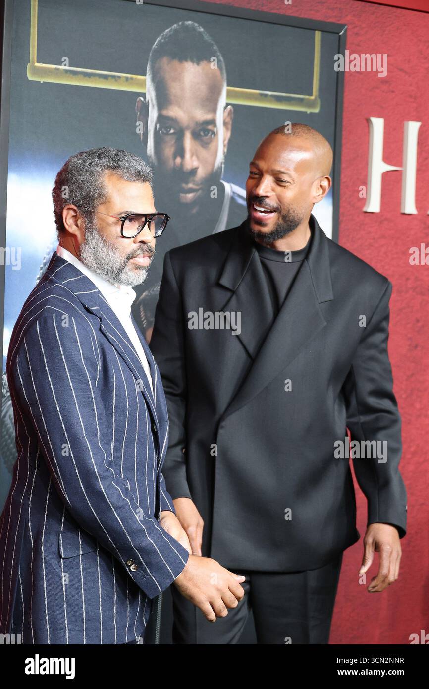 September 17, 2025, Los Angeles, California, USA: Jordan Peele, Marlon ...
