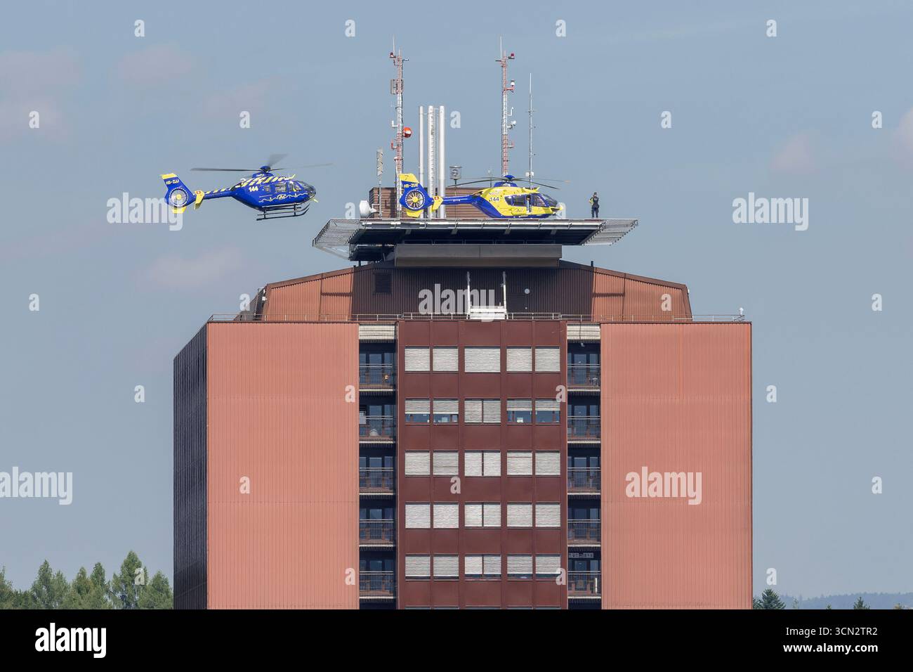 Lucerne, Switzerland - View of the cantonal hospital building in ...
