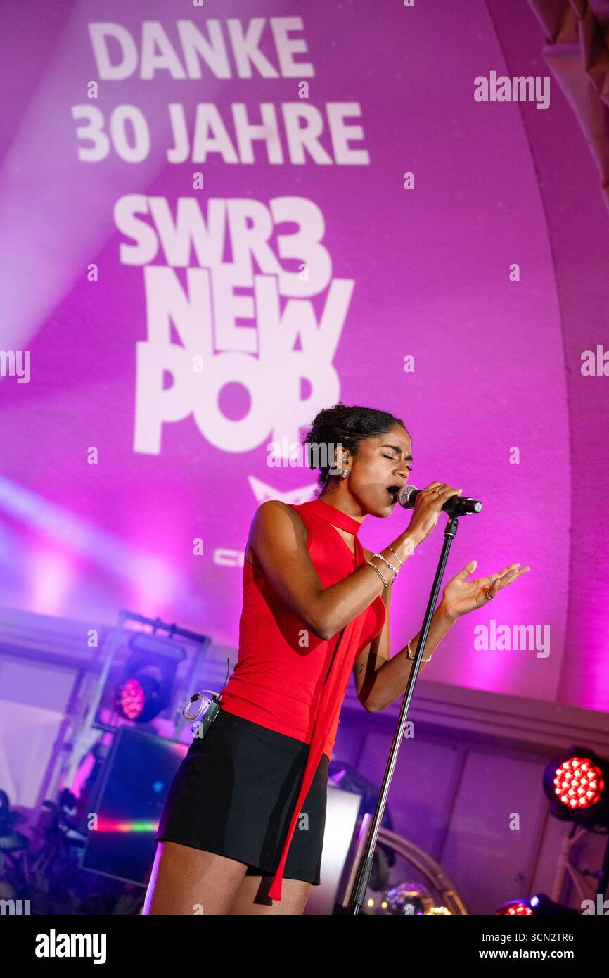 Baden-Baden, Germany, 18th September 2025 Singer songwriter Persia Holder on the New Acts Open ...