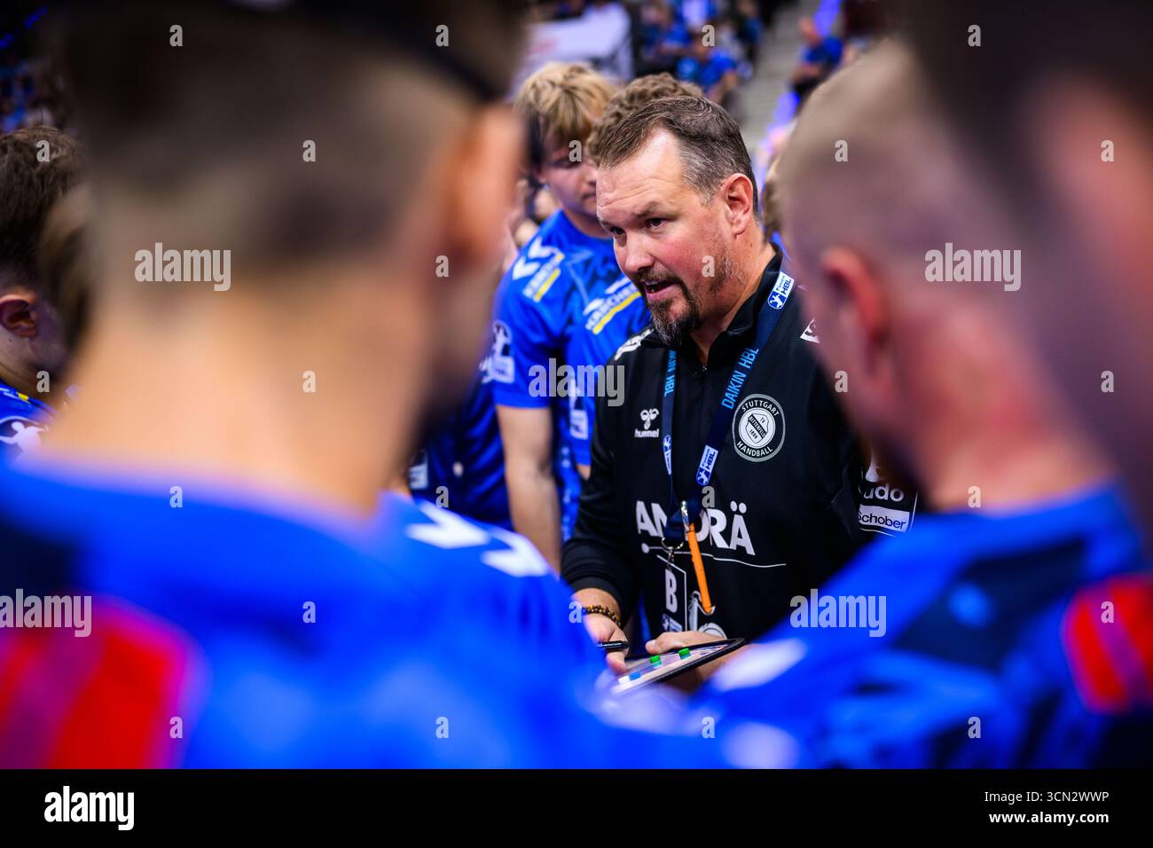 18 September 2025, Baden-Württemberg, Stuttgart: Handball: 1st ...