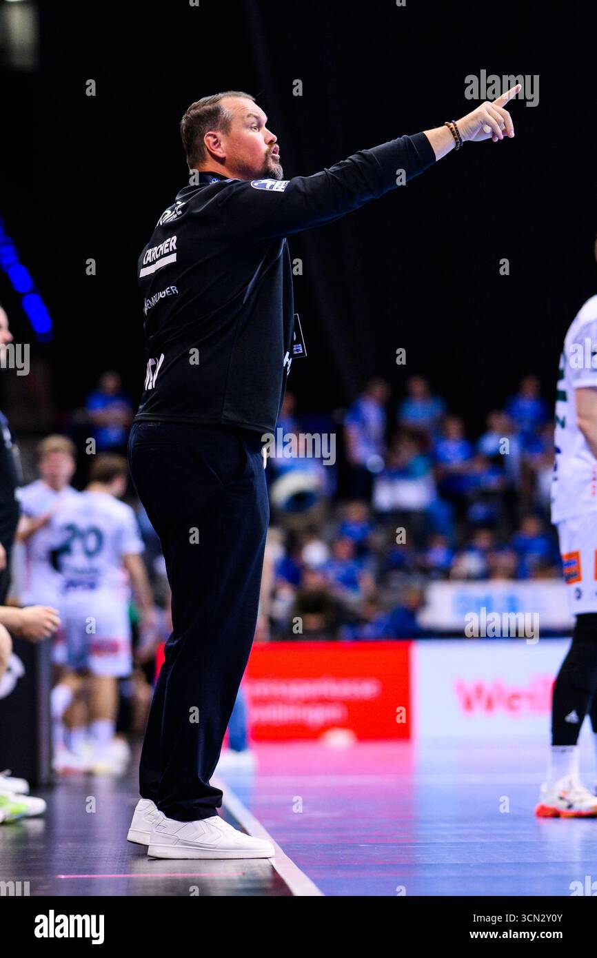 18 September 2025, Baden-Württemberg, Stuttgart: Handball: 1st ...