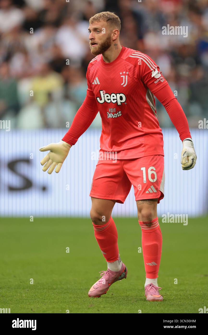 Turin, Italy, 13th September 2025. Michele Di Gregorio of Juventus ...