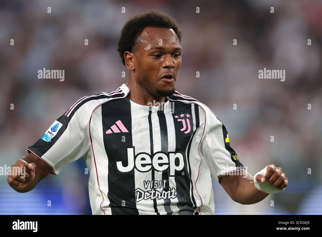 Turin, Italy, 13th September 2025. Lois Openda of Juventus during the ...