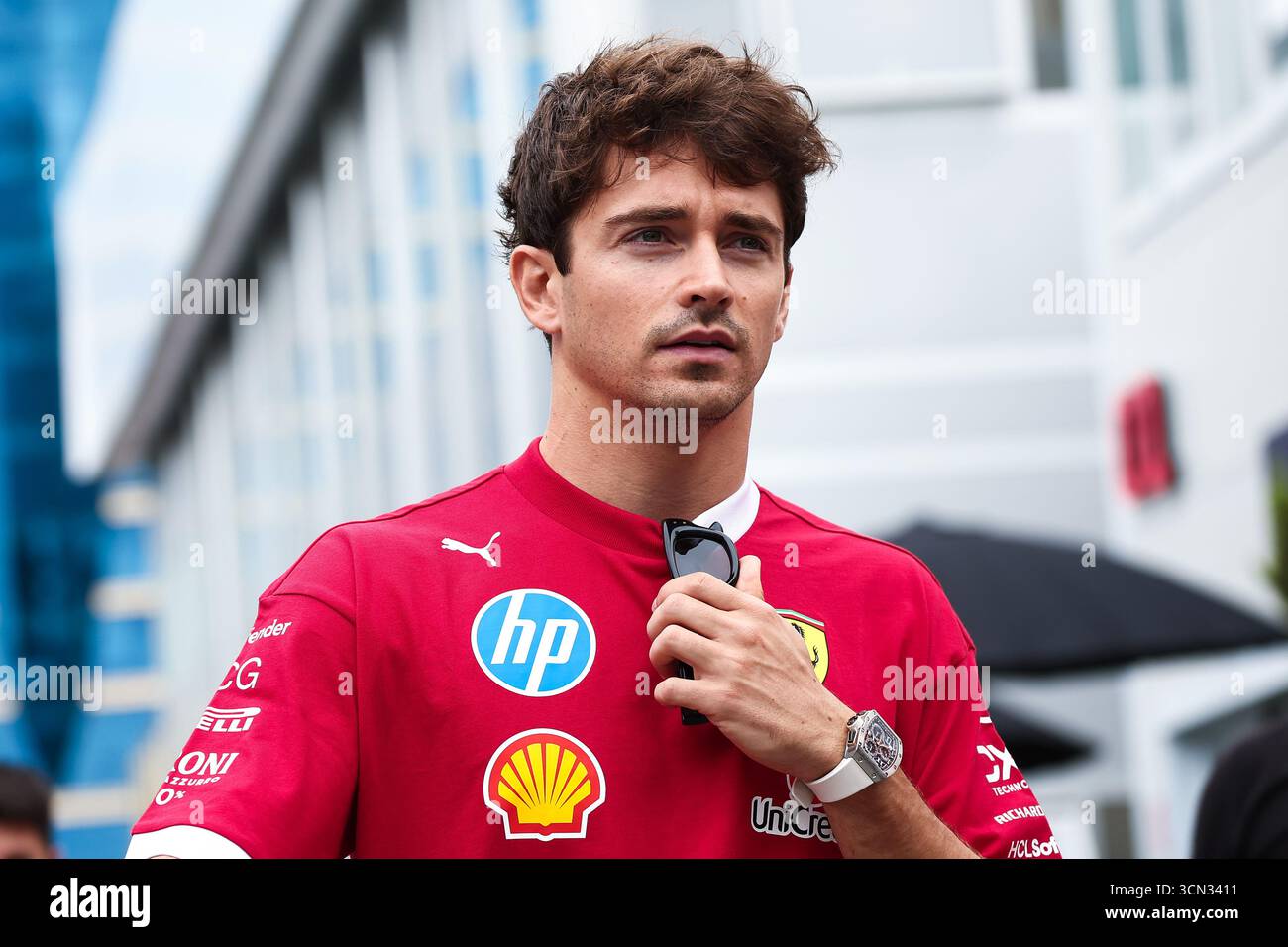 18th September 2025; Baku, Azerbaijan: LECLERC Charles (mco), Scuderia Ferrari SF-25 during the ...