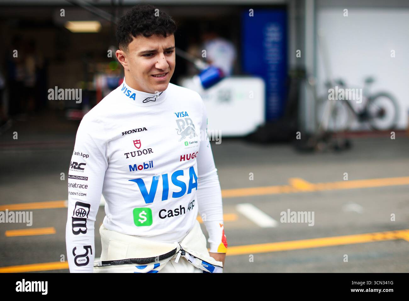 18th September 2025; Baku, Azerbaijan: HADJAR Isack (fra), Visa Cash App RB F1 Team VCARB02 ...