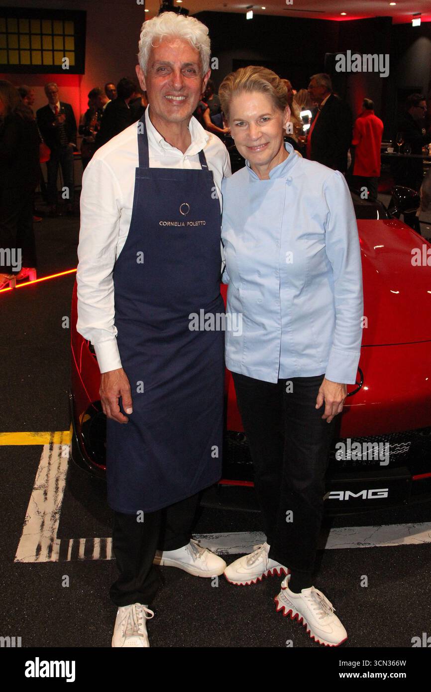 Remigio Poletto and Cornelia Poletto attend the Grand Opening of ...
