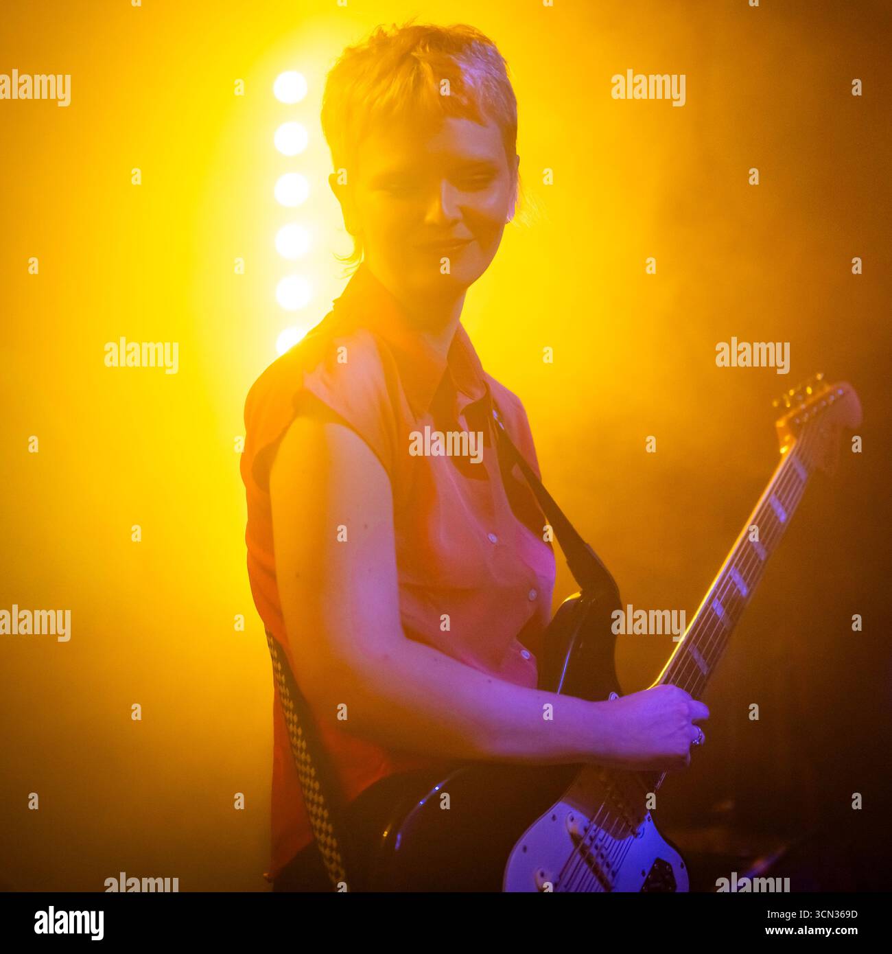 Edinburgh, Scotland. Tue 5 August 2025. Irish post-punk band M(h)aol ...