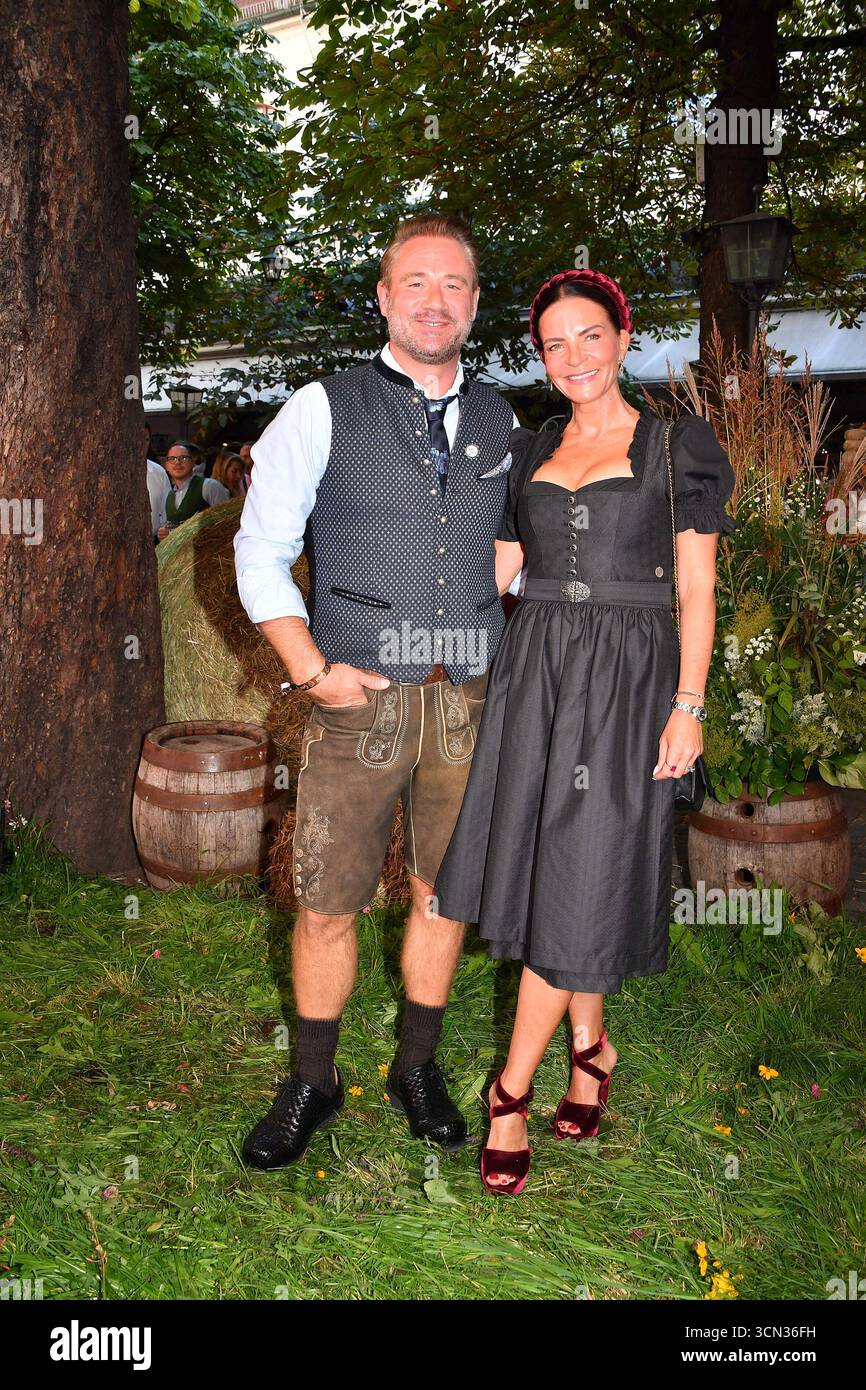 Sasha and Julia Roentgen attend the red carpet for "Heidifest By Heidi Klum" at Hofbräuhaus ...