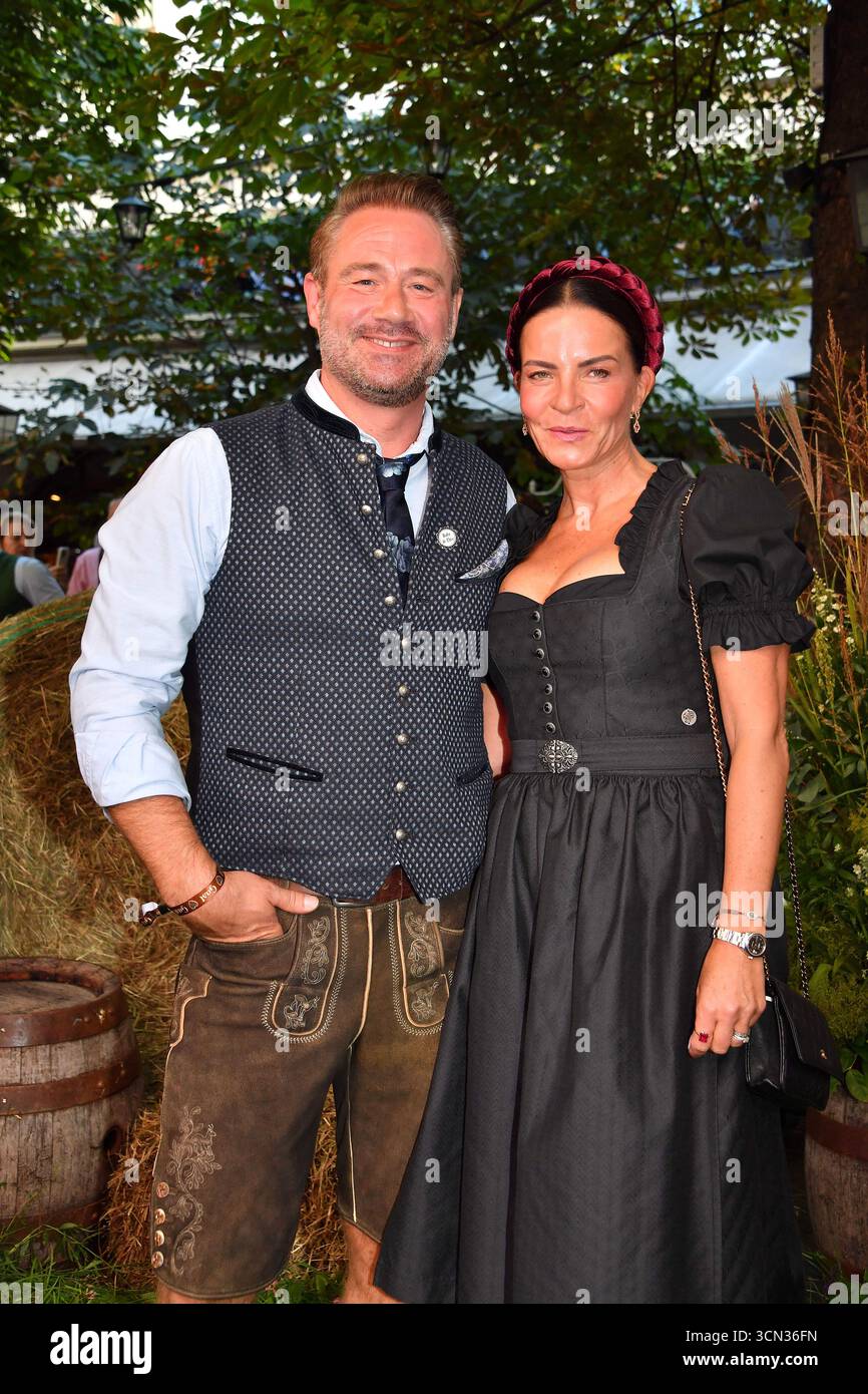 Sasha and Julia Roentgen attend the red carpet for "Heidifest By Heidi Klum" at Hofbräuhaus ...