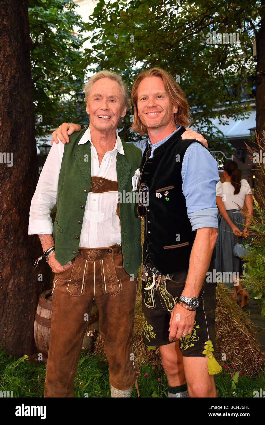 Peter Kraus and Mike Kraus attends the red carpet for "Heidifest By ...