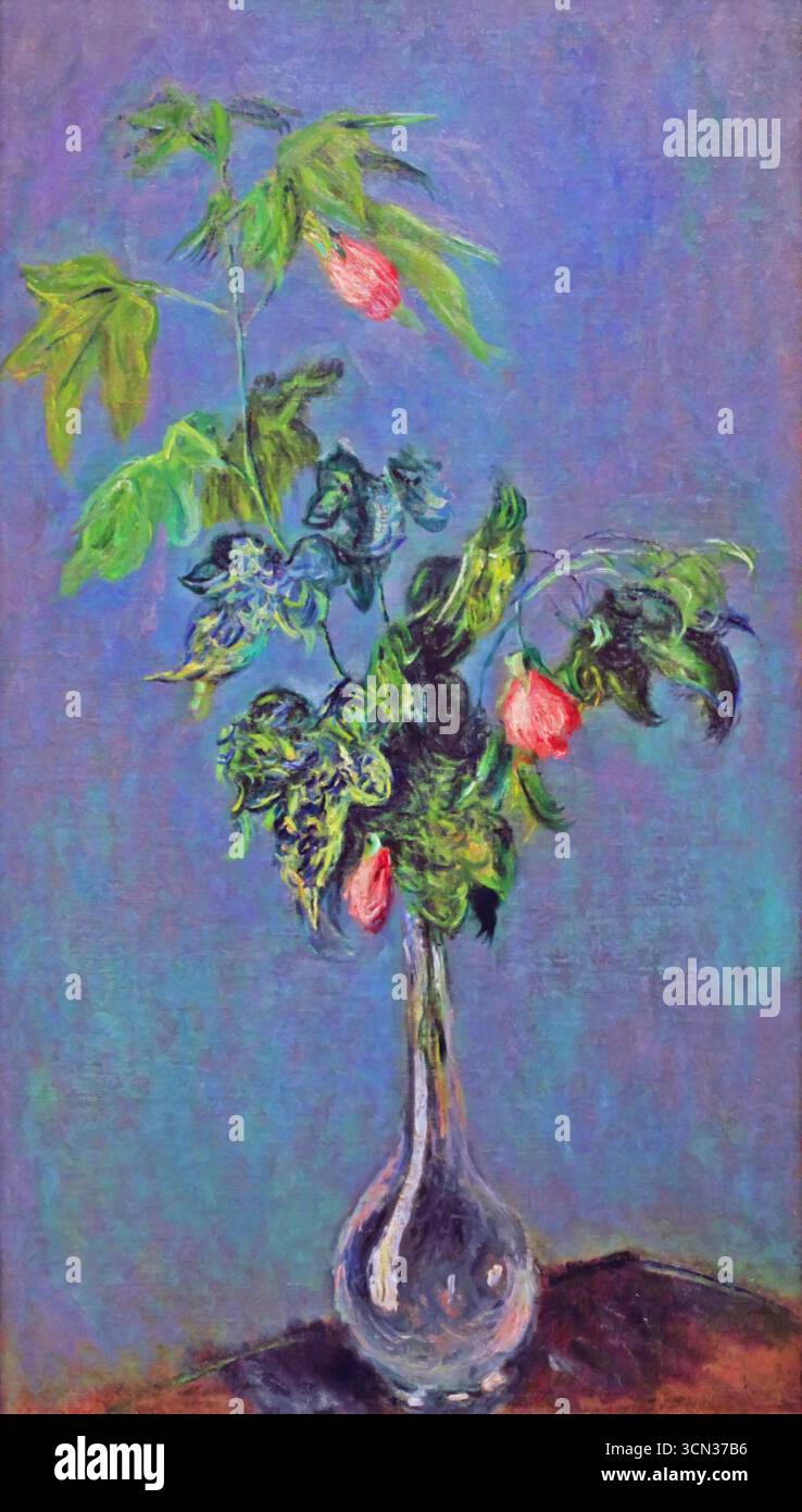 Vase of flowers, 1882 (Painting) by Monet, Claude (1840-1926) French ...