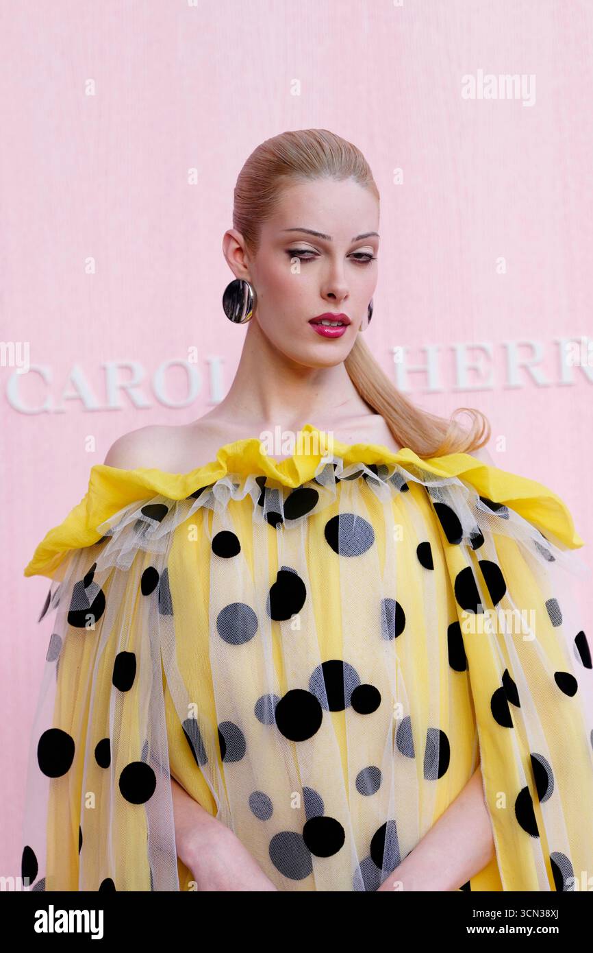 Madrid. Spain. 20250918, Gigi Goode attends Carolina Herrera's Spring ...