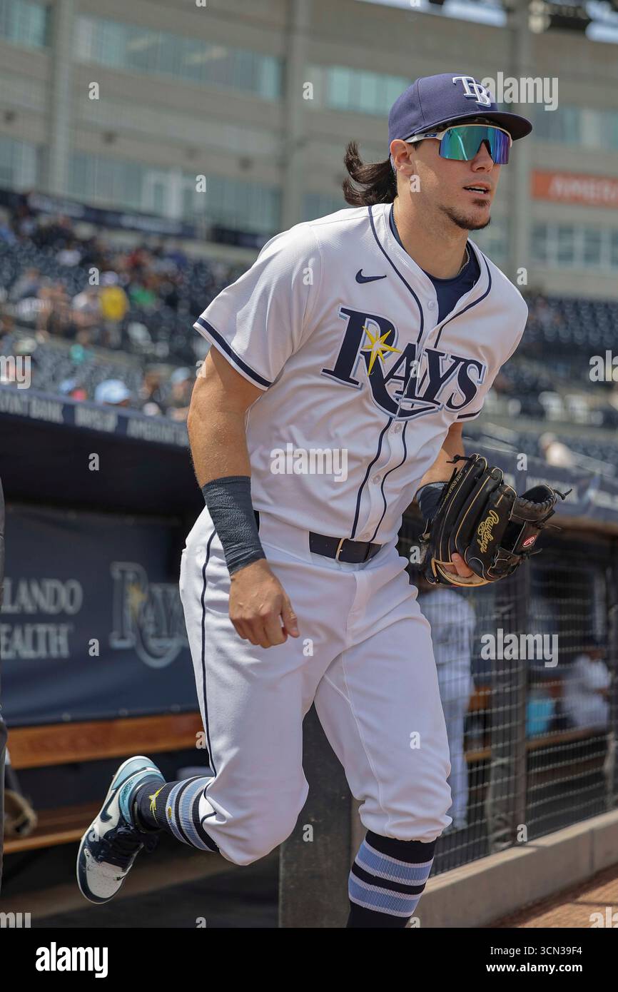 Tampa, FL USA: Tampa Bay Rays third base Tristan Gray (10) runs out to ...
