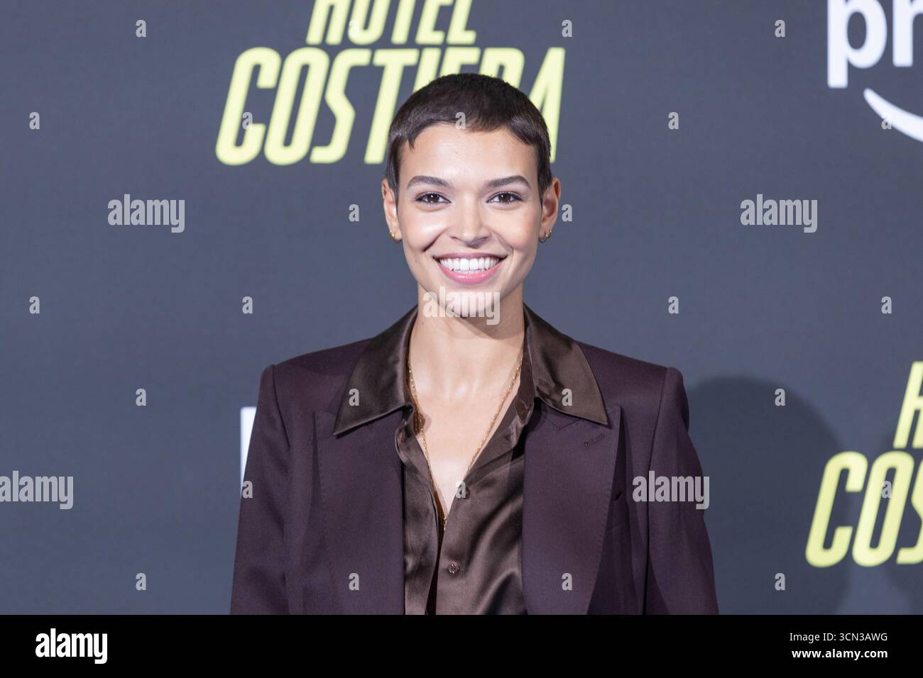 Actress Jordan Alexandra attends the premiere of the TV series "Hotel ...