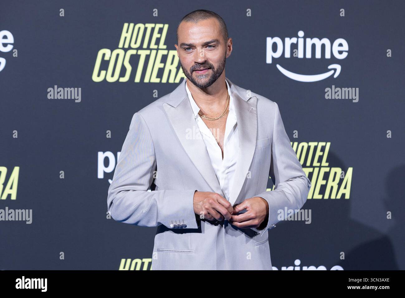 Actor Jesse Williams attends the premiere of the TV series "Hotel ...
