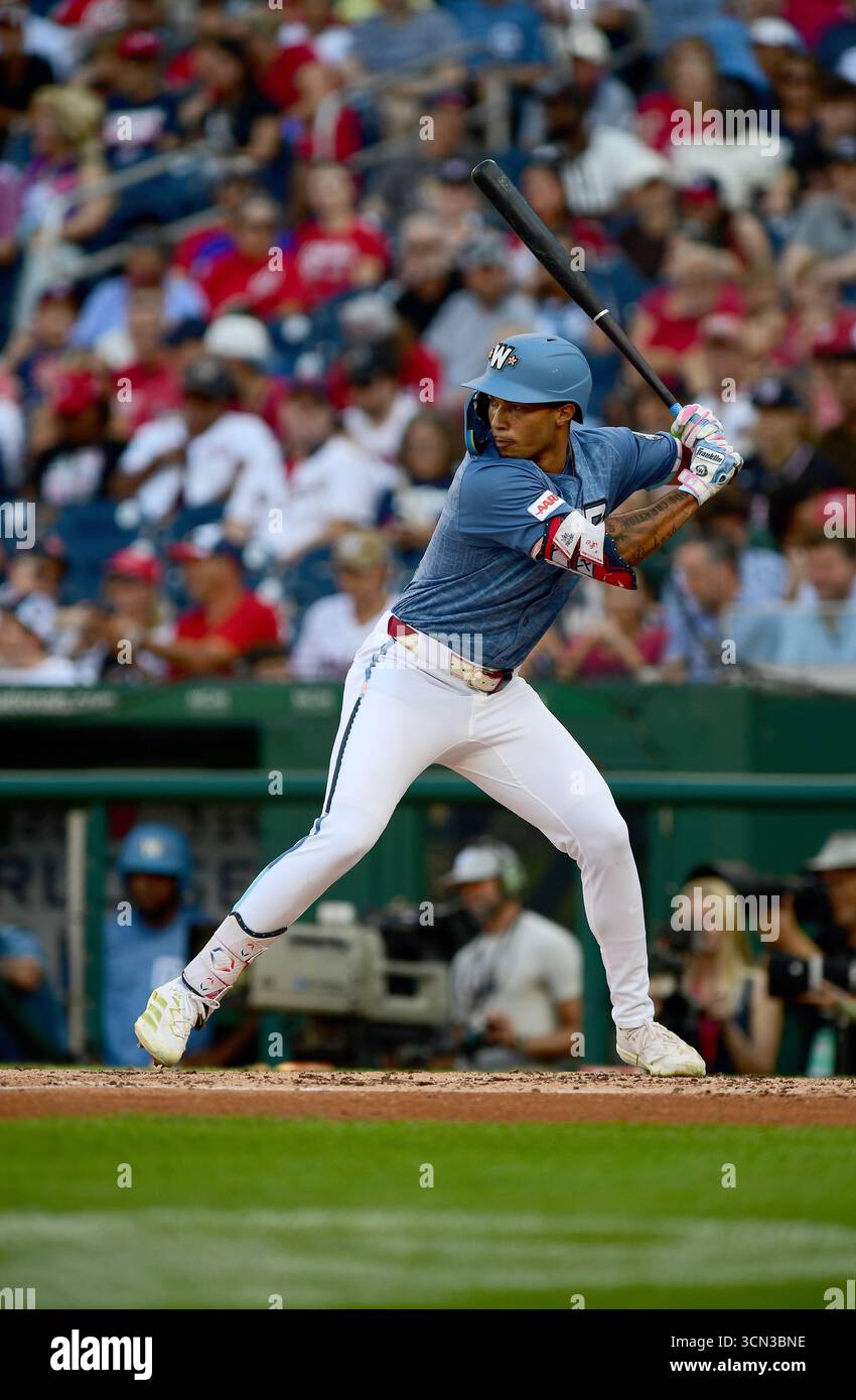 WASHINGTON, DC - SEPTEMBER 13: Nationals left fielder Daylen Lile (51 ...