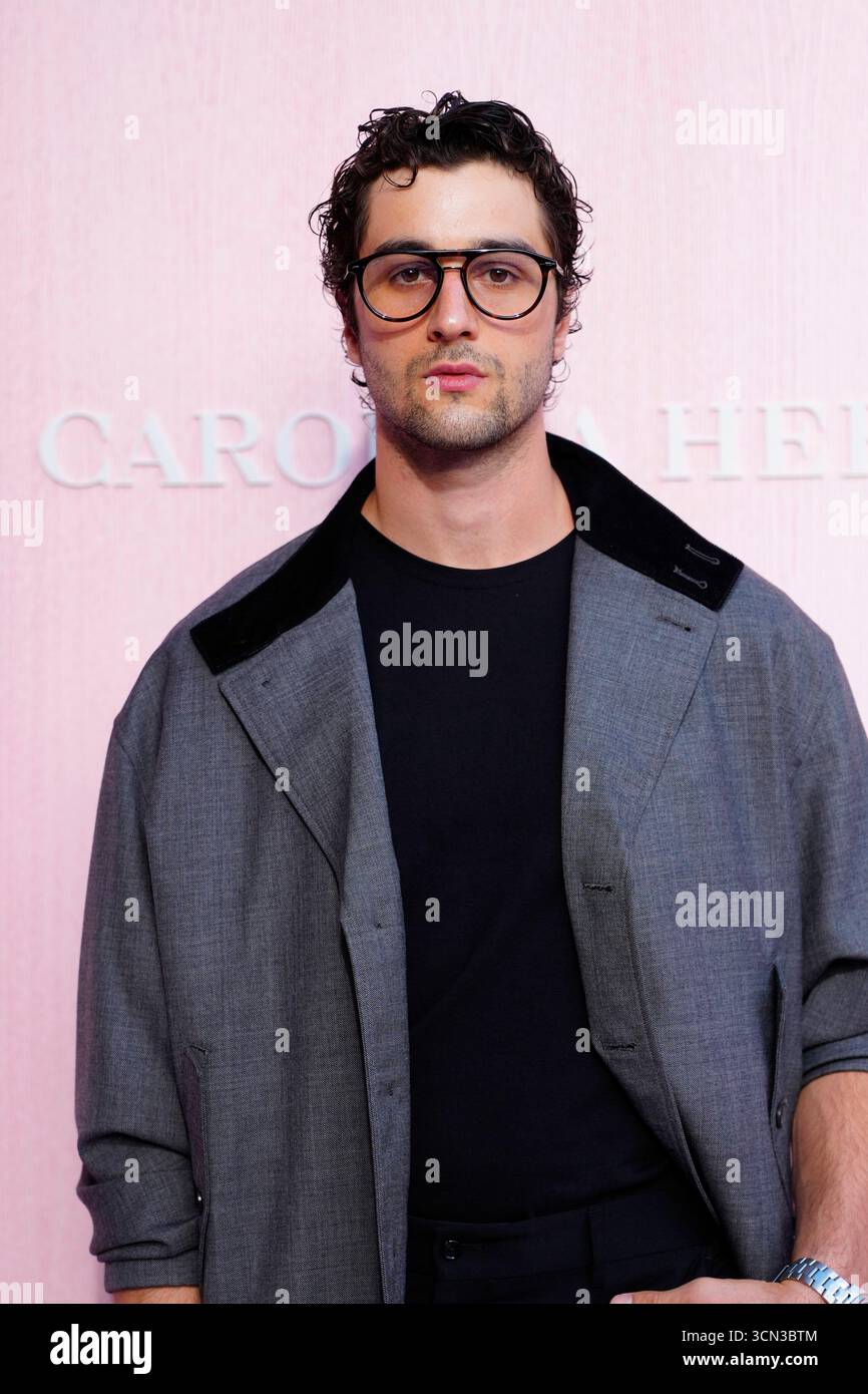 Agustín Della Corte attends Carolina Herrera's Spring-Summer 2026 ...