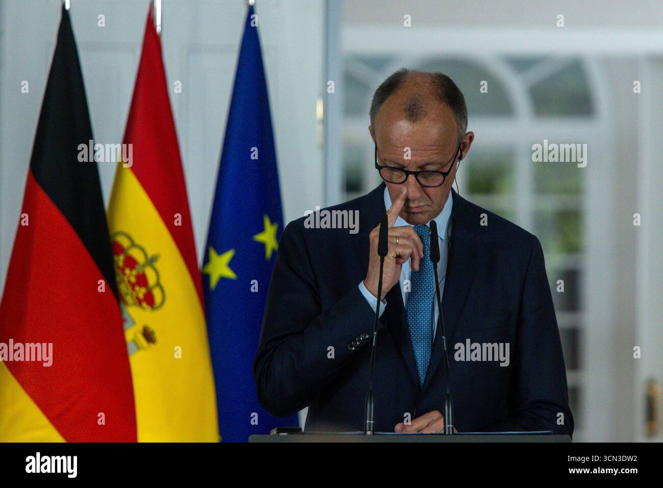 The Chancellor of the Federal Republic of Germany, Friedrich Merz ...