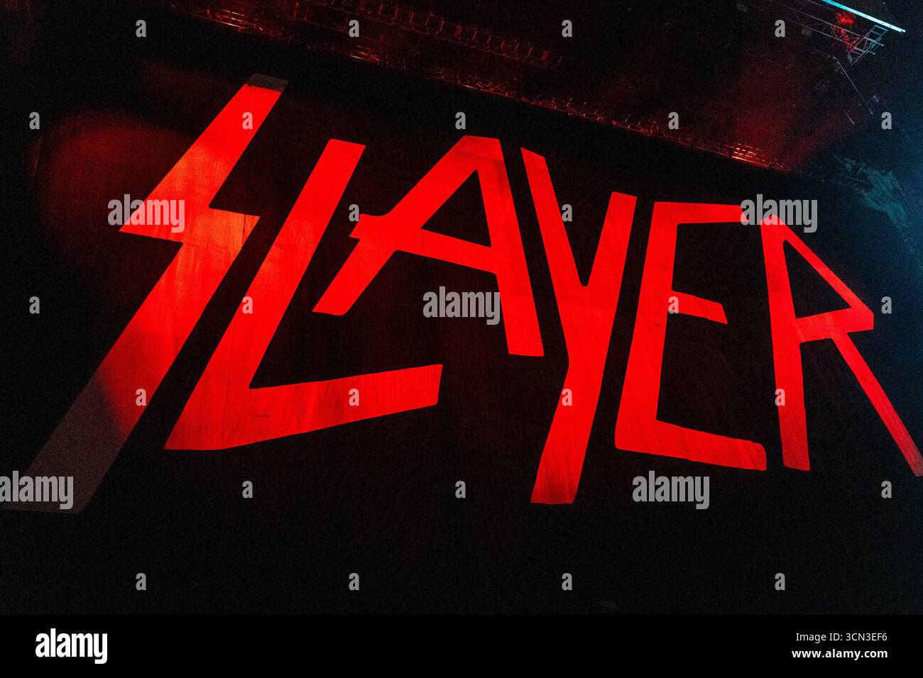 Slayer performs during the Louder Than Life music festival on Thursday ...