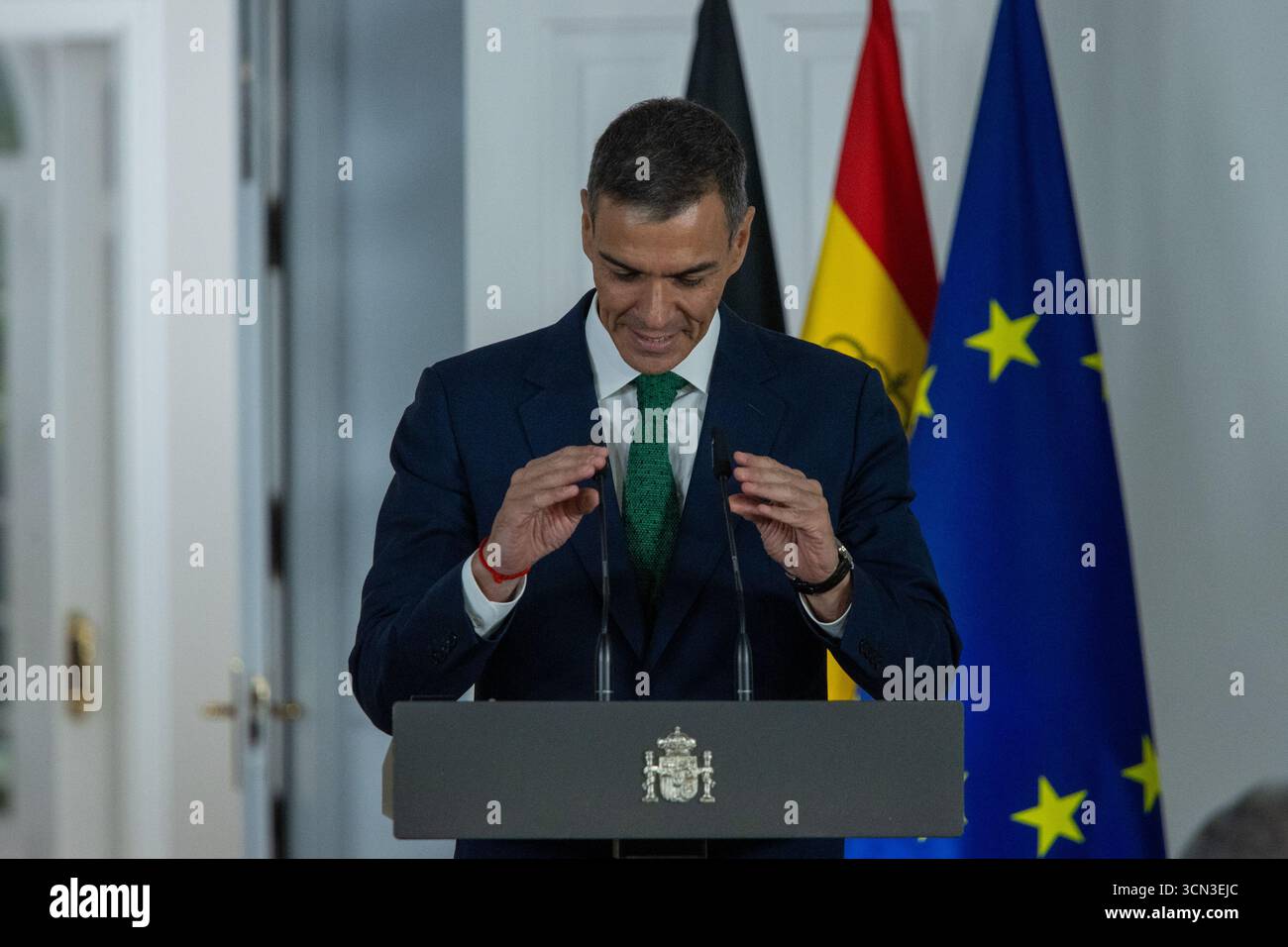The President of the Government of the Kingdom of Spain, Pedro Sánchez ...