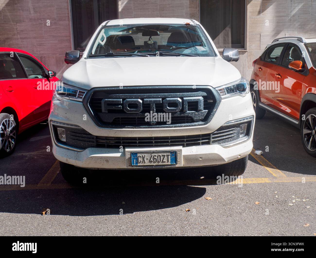 Cremona, Italy September 16th 2025 Foton Tunland G7 pickup truck, a ...