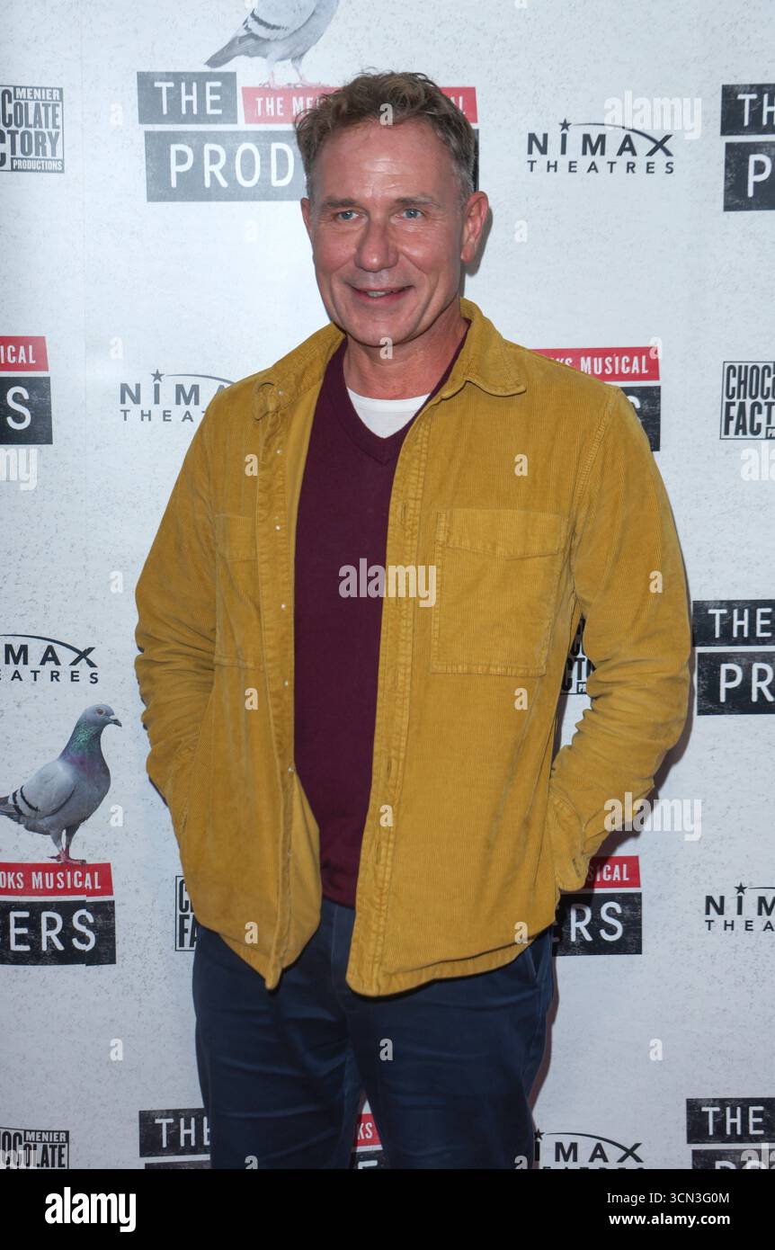 Richard Arnold seen attending "The Producers" West End Opening Night at ...