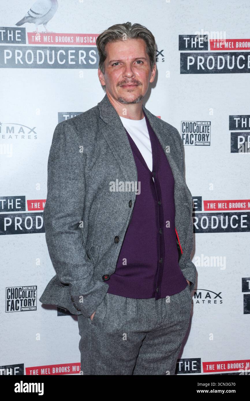 Nigel Harman seen attending "The Producers" West End Opening Night at ...