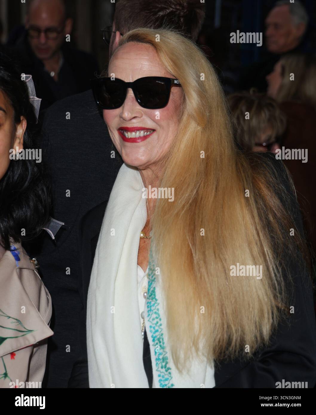 Jerry Hall seen attending "The Producers" West End Opening Night at the ...